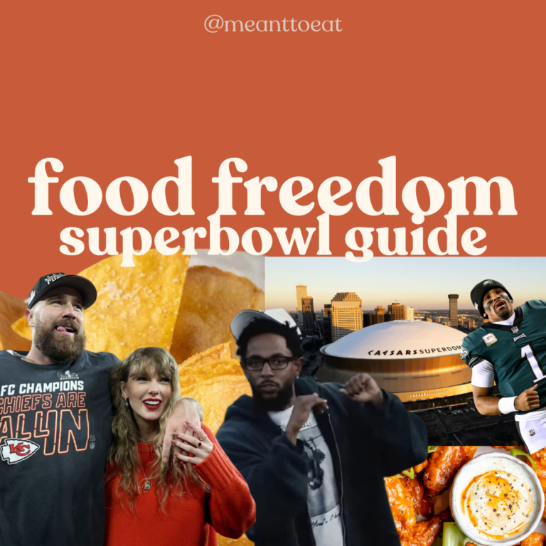 Food Freedom, Diet Culture, & the Super Bowl | Showit Blog